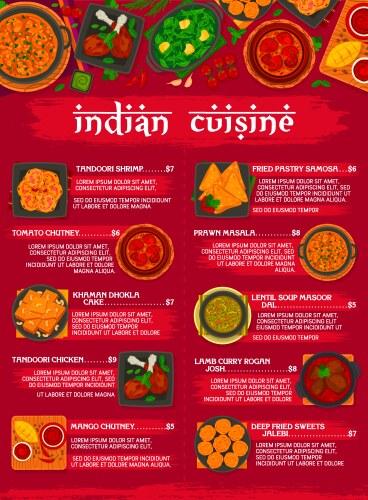 Indian Menu Vector Images (over 5,100)