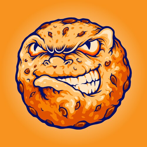 Angry Cookie Vector Images (over 520)
