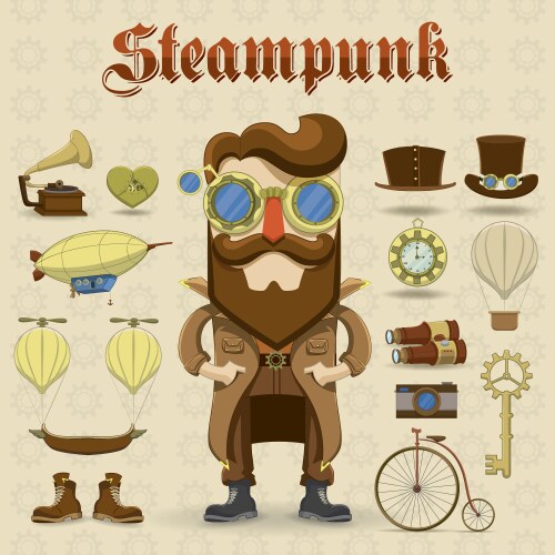 Steampunk Vector Images (over 8,400)