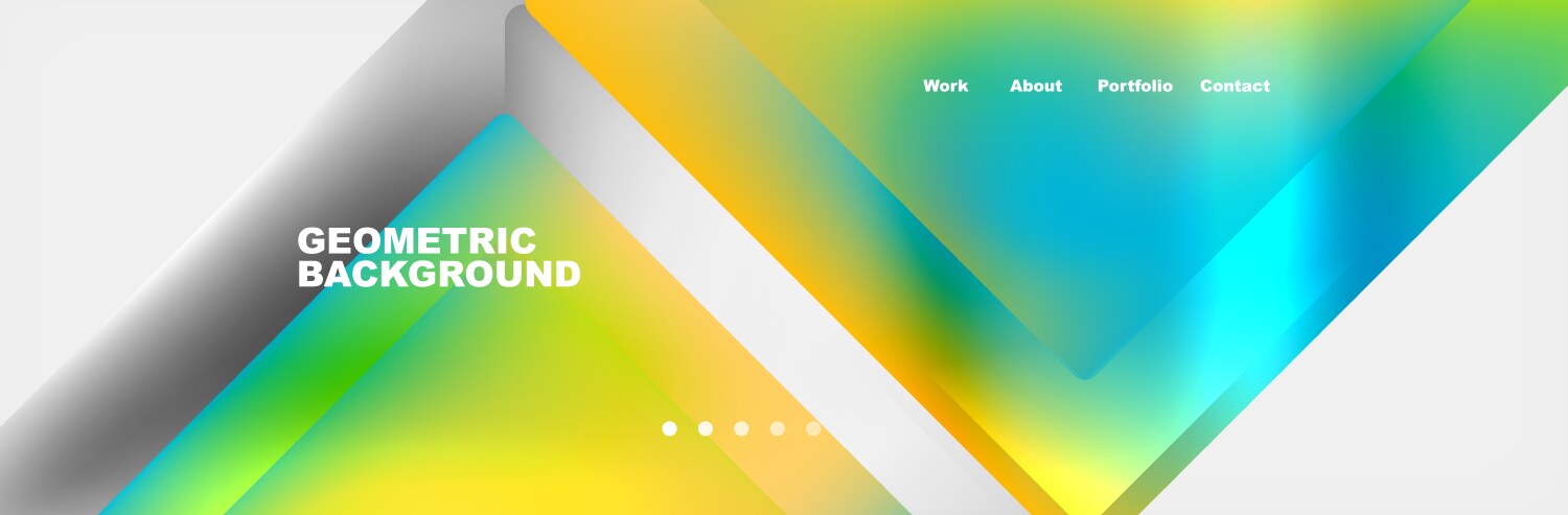 Triangle minimal web site page background design Vector Image