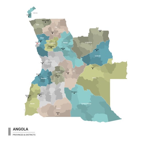 Angola Map Vector Images (over 1,700)