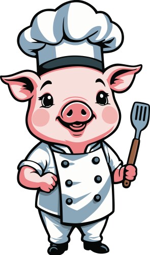 Pigs Cooking Vector Images (over 5,500)