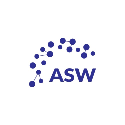 Afl letter logo design on white background Vector Image