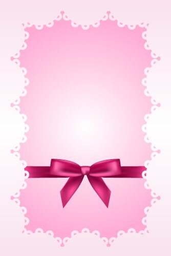 Baby pink frame Royalty Free Vector Image - VectorStock