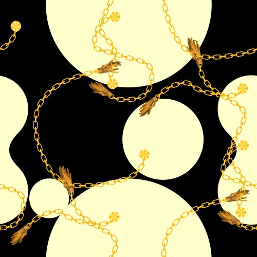 Gold Rope Chain Vector Demarcation, Gold, Red, Rope, Isolated, Barrier