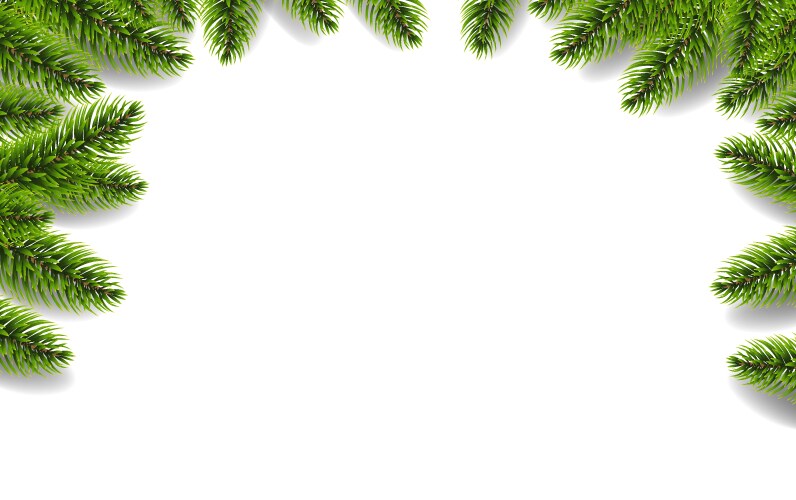 Green nature border frame Royalty Free Vector Image