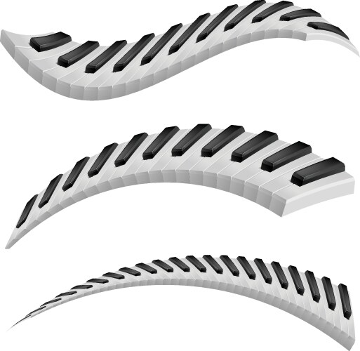 Piano Keys Curved Vector Images (over 260)