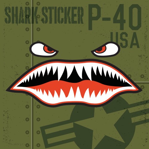 Flying tigers shark Vector Images & Graphics for Commercial Use ...