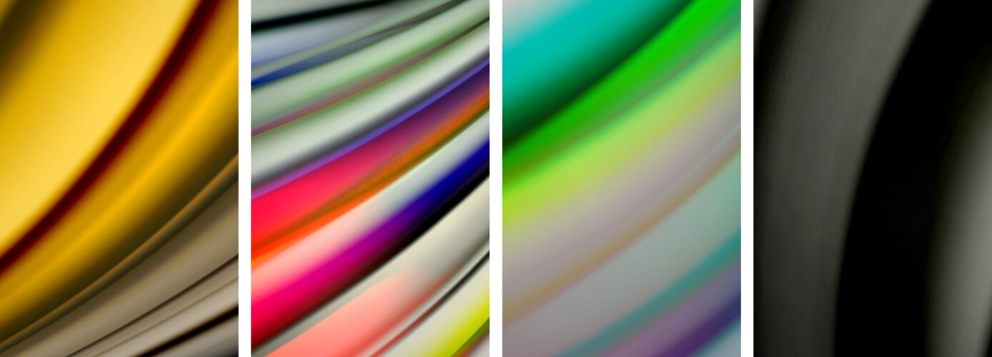Blurred color line backgrounds Royalty Free Vector Image