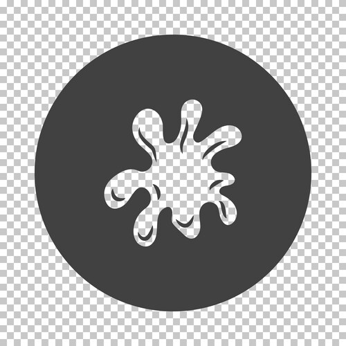Paint blot icon Royalty Free Vector Image - VectorStock