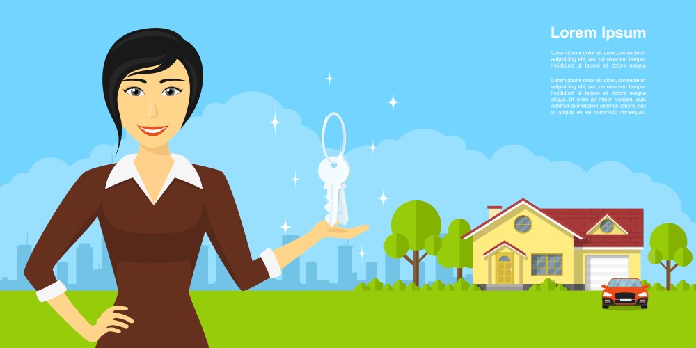 Woman Realtor Cartoon Vector Images (over 610)