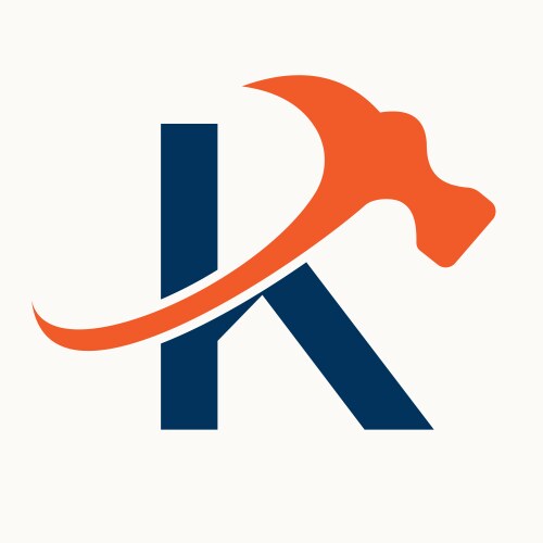 Letter K Construction Logo Vector Images (over 2,300)