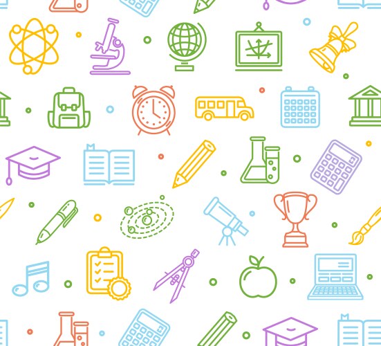 School background Royalty Free Vector Image - VectorStock