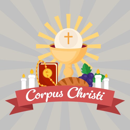 Corpus Christi Symbol Royalty Free Vector Image