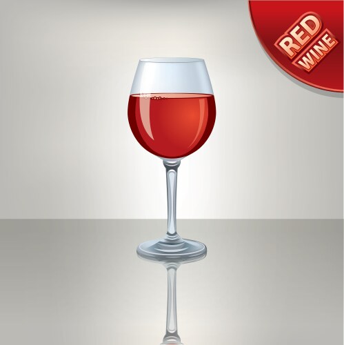 Red dry wine Royalty Free Vector Image - VectorStock