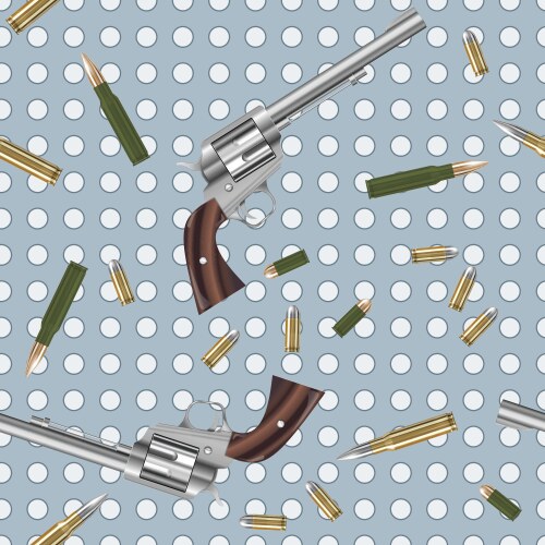 Gun pattern Royalty Free Vector Image - VectorStock