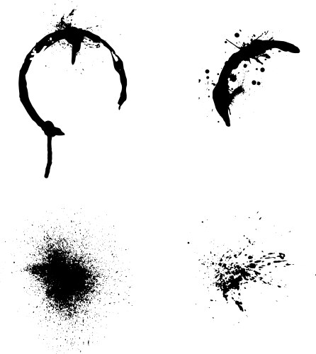 Ink Splotch Vector Images (over 5,700)