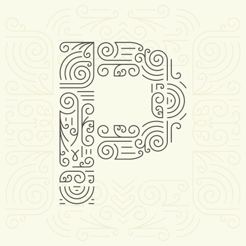 P Monogram Vector Images (over 44,000)