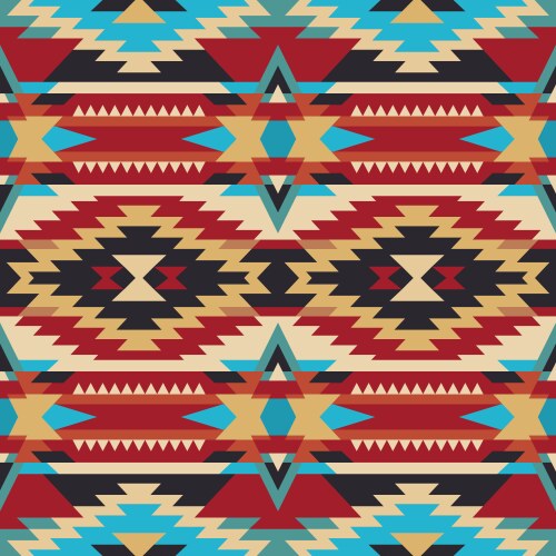 Native american seamless pattern Royalty Free Vector Image