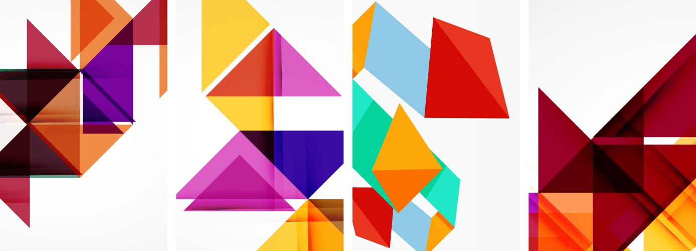 Random Triangle Pattern Vector Images (over 14,000)