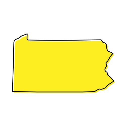 Pennsylvania State Outline Vector Images (over 930)