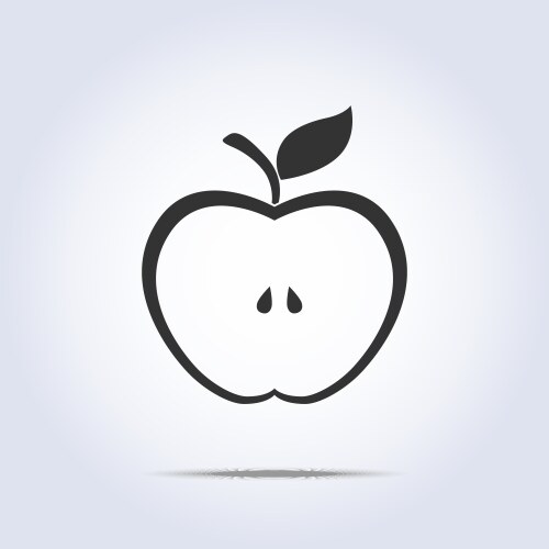 Half Apple Vector Images (over 6,200)