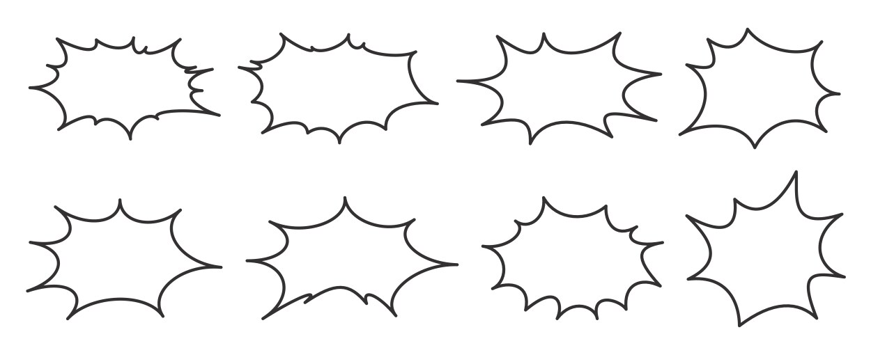 Manga Speech Bubble Vector Images (over 810)