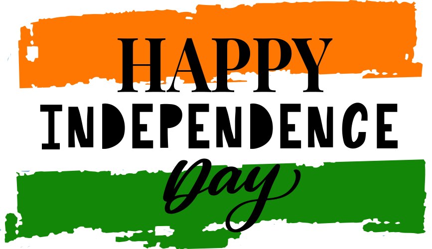 Creative indian national flag colour background Vector Image