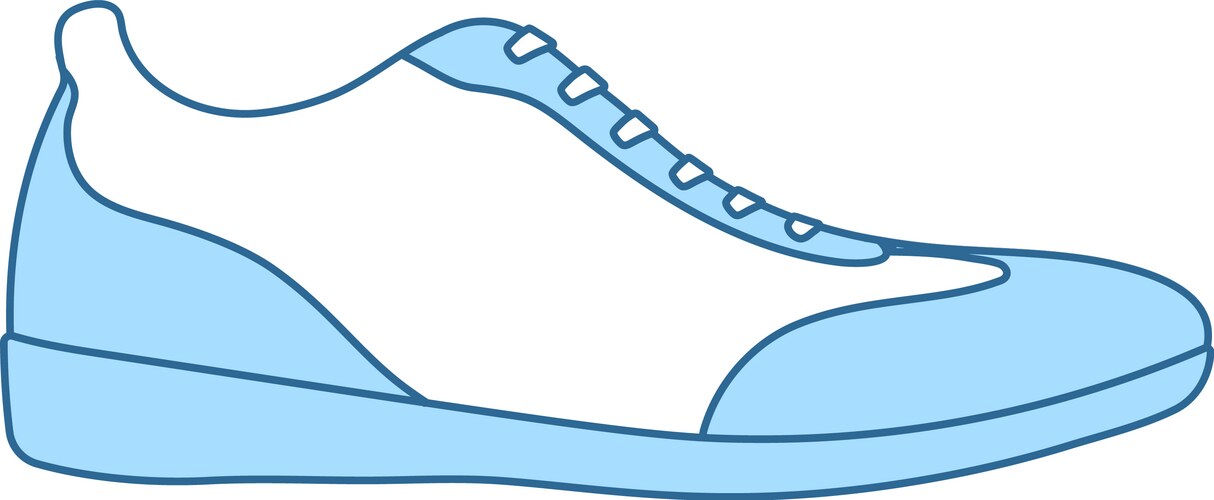 Man casual shoe icon Royalty Free Vector Image