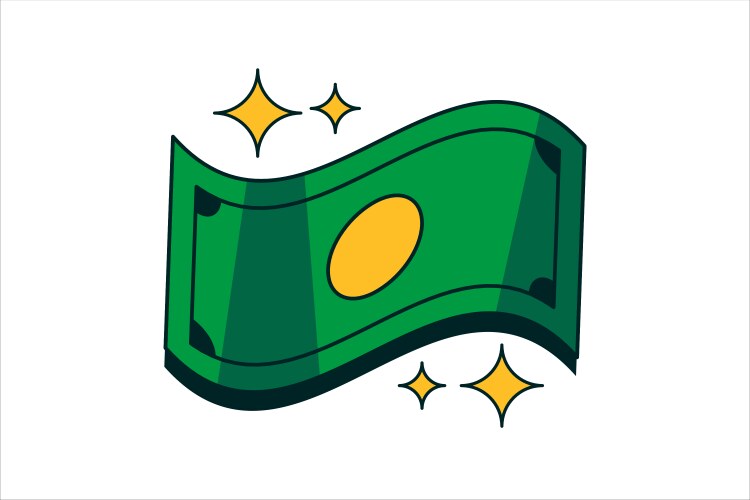 Comic Sticker Money Vector Images (over 610)