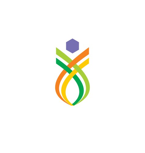 Gyaani chacha mascot logo Royalty Free Vector Image