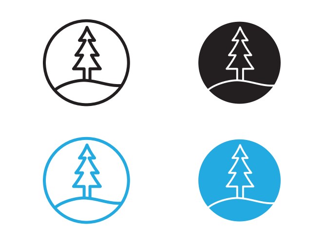 Forest Skyline Drawing Vector Images (over 360)