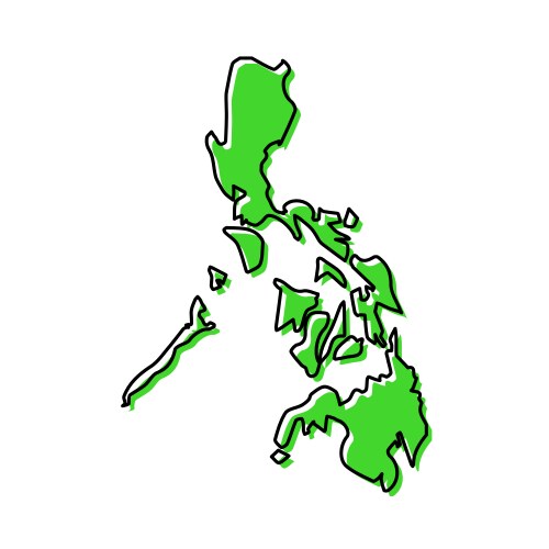 Map Philippines Simple Vector Images (over 260)