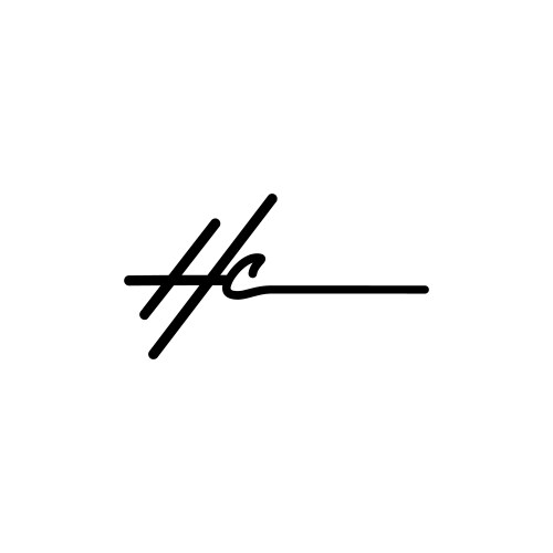 Hc Initial Handwritten Vector Images (over 130)