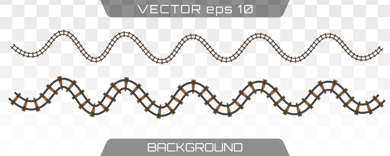 Straight tracks art design Royalty Free Vector Image