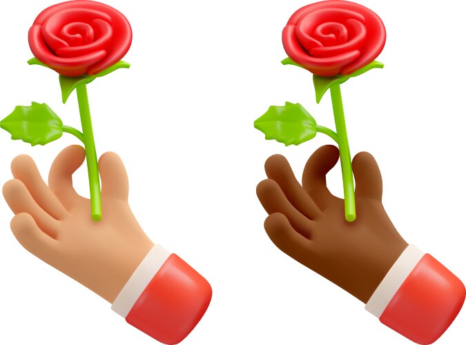 Hand Holding Rose Vector Images (over 1,700)