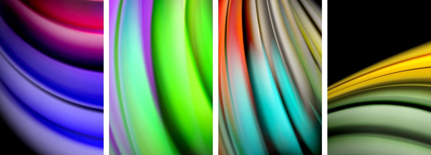 Blurred color line backgrounds Royalty Free Vector Image