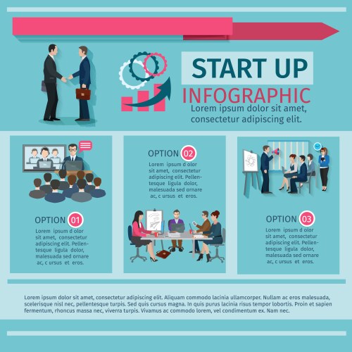 E-learning infographics set Royalty Free Vector Image