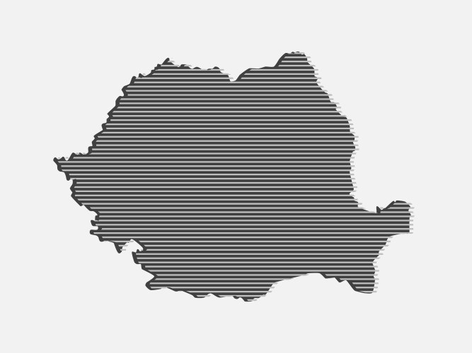 Abstract map philippines parallel grey lines Vector Image