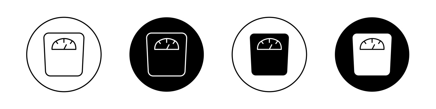 Scale icon Royalty Free Vector Image - VectorStock