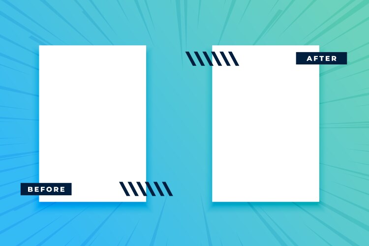 Before and After Template Vector Images (over 340)
