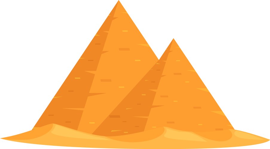 Stylized of three orange Royalty Free Vector Image