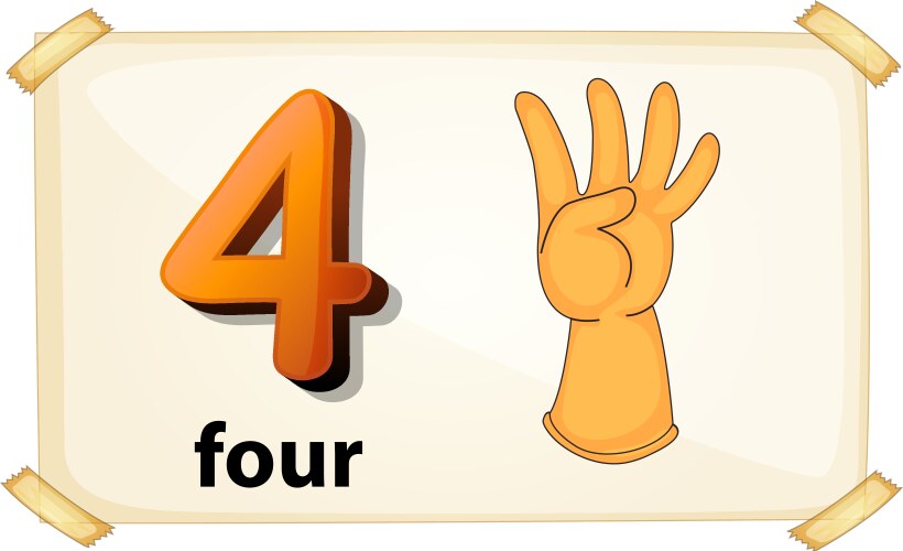 Number 3 Royalty Free Vector Image - VectorStock