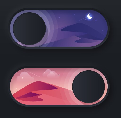 On Off Slider Mobile Ui Toggle Vector Images (over 950)