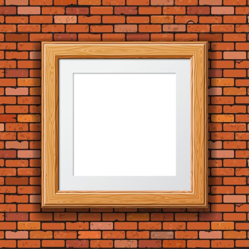 Wooden frame Royalty Free Vector Image - VectorStock
