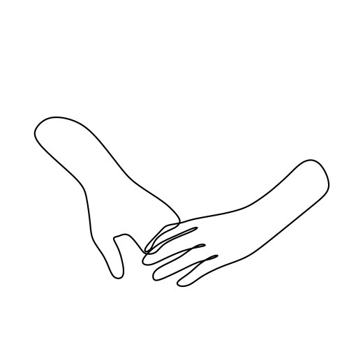 Spiral seashell in one continuous line drawing Vector Image