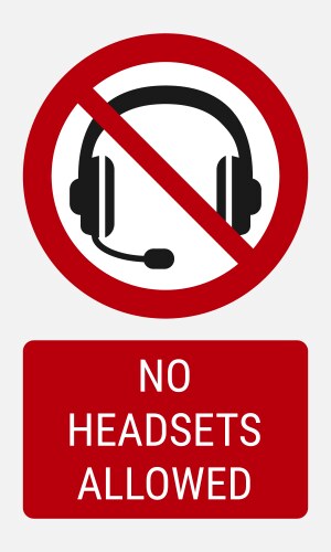 No Earphones Allowed Vector Images (84)