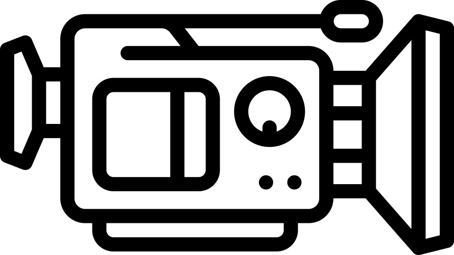 Video camera Royalty Free Vector Image - VectorStock