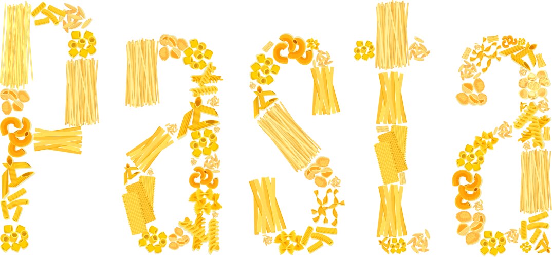 Pasta Text Vector Images (über 1,000)