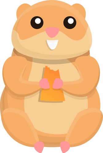 Zoo hamster icon cartoon style – Lizenzfreie Vektorgrafik | VectorStock